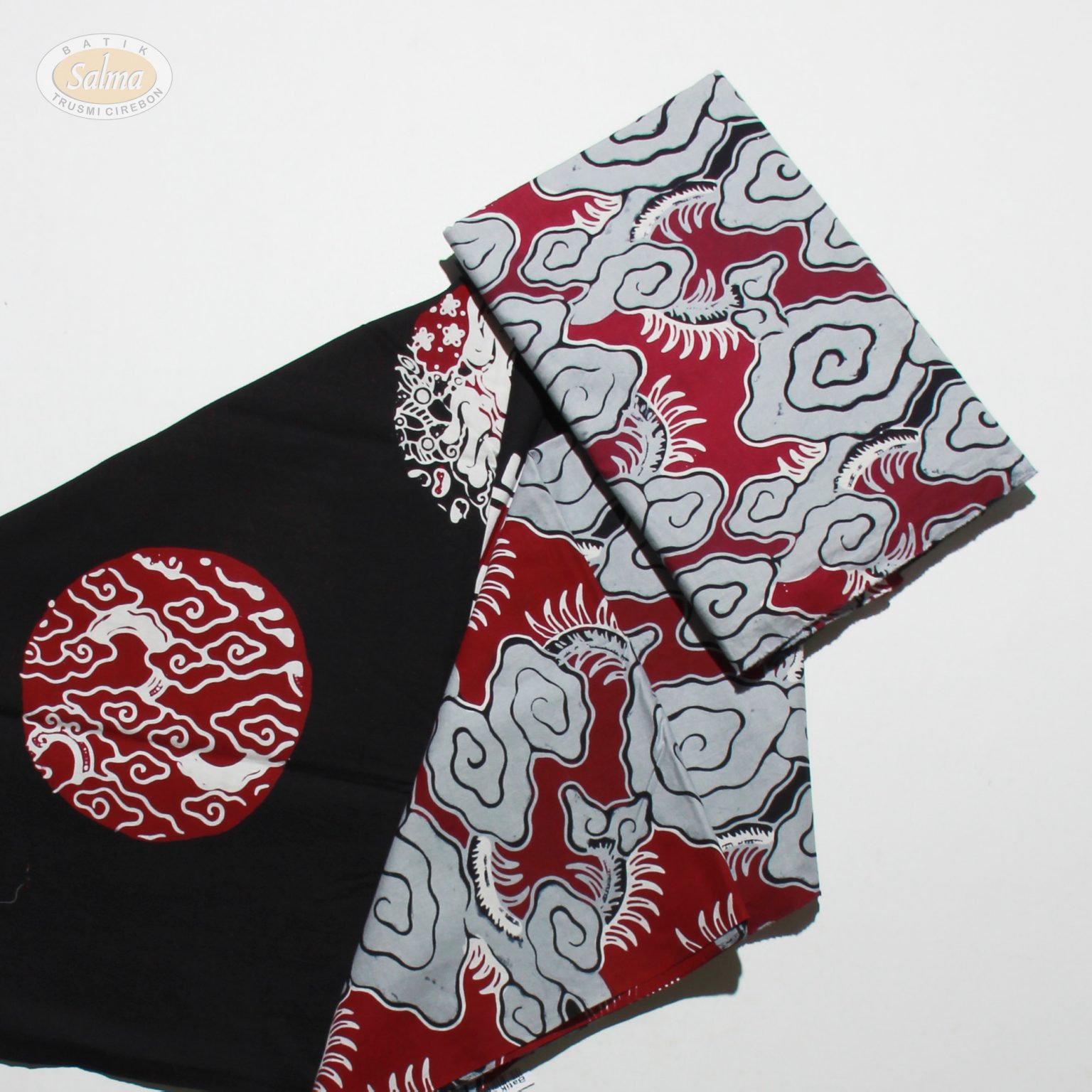 Jual Kain Batik Motif Mega Mendung 2D Kombinasi | Batik Salma