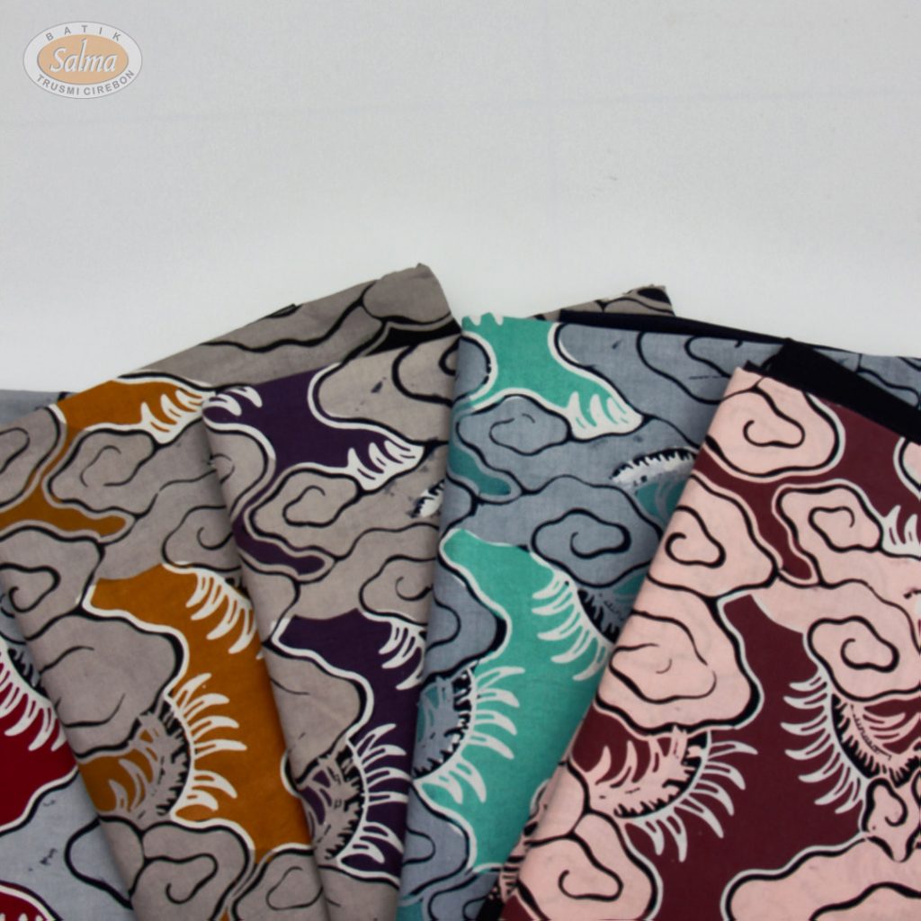 Jual Kain Batik Motif Mega Mendung 2D Kombinasi | Batik Salma