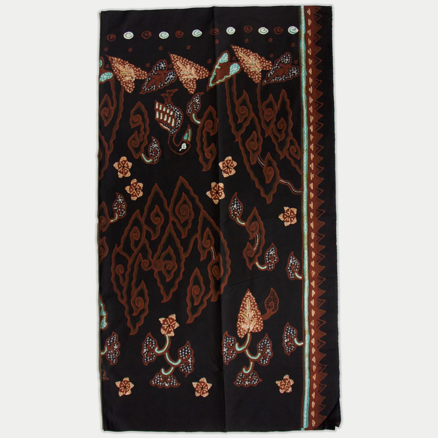 Kain Batik Tulis Mega Mendung Hitam Katun Primisima 2 Meter | Batik Salma